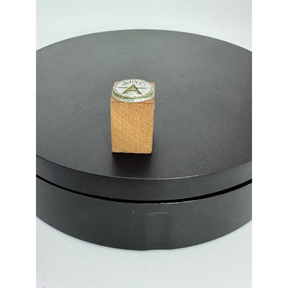 Flying A | Office | Vintage Flying A Gasoline Logo Wood Block Rubber ...